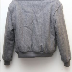 Members Only | Jackets & Coats | 8s Members Only Dark Gray Wool Bomber ...